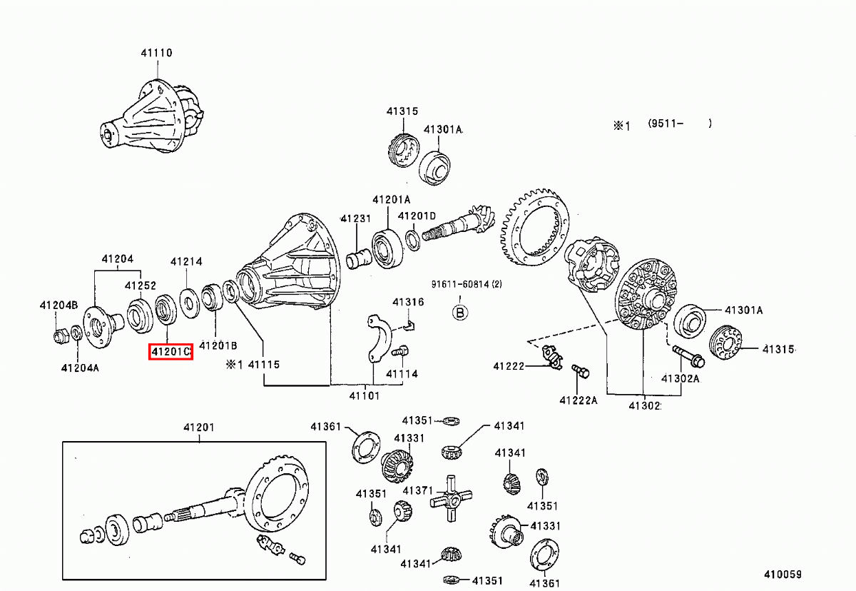 Genuine Hilux RN135 RN130 RN110 RN106 RN105 LN91 Diff Pinion Shaft Oil ...