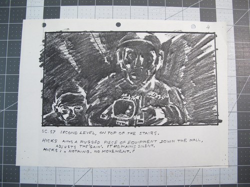 vtg 1980s Aliens movie LA Effects storyboard 1st gen production used ...