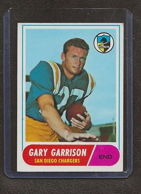 1968 Topps Football #36 Gary Garrison, San Diego Chargers, EX-MT! | eBay