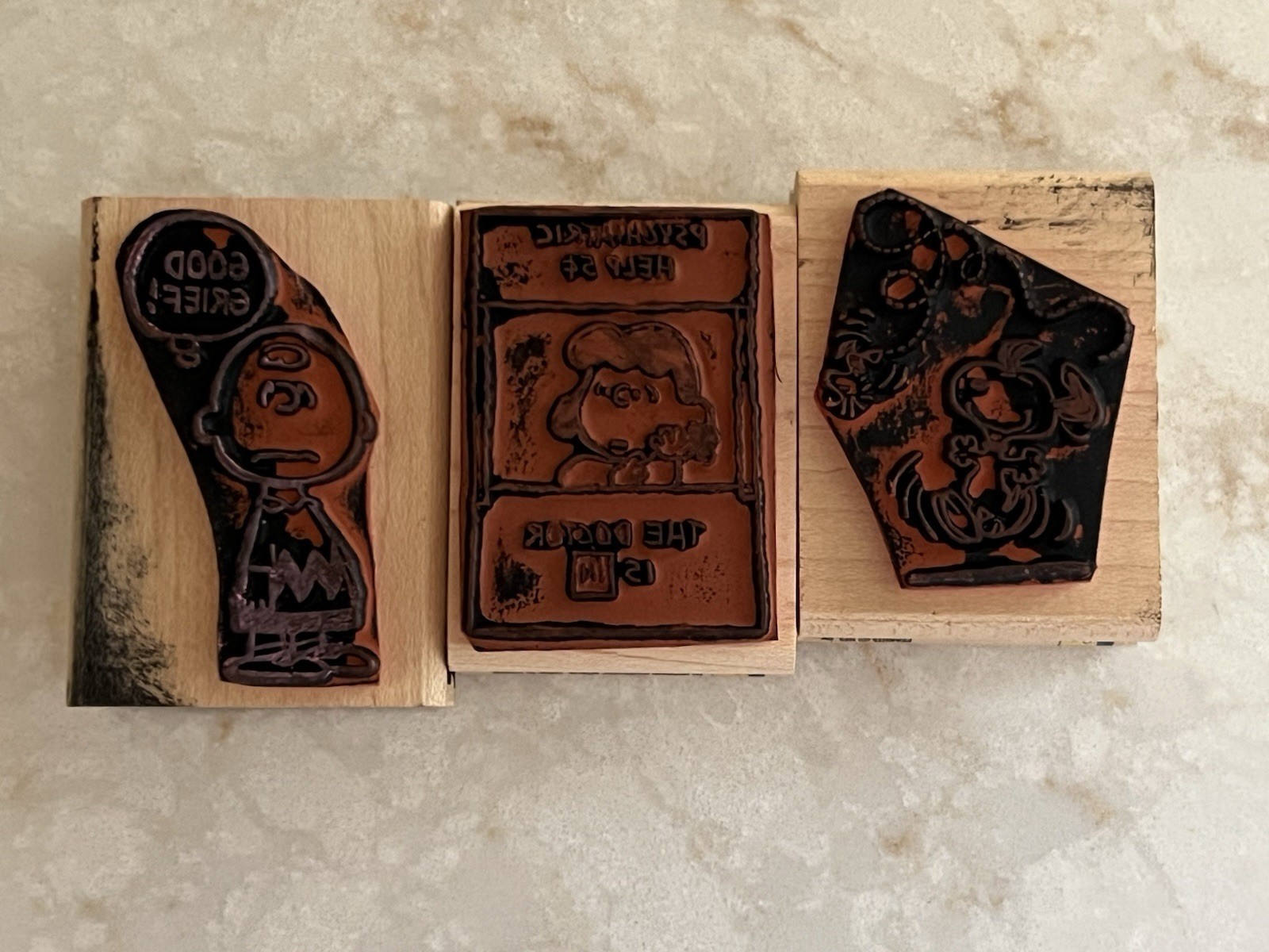 Peanuts Snoopy & Woodstock A443D Rubber Stampede Rubber Stamp Vintage ...