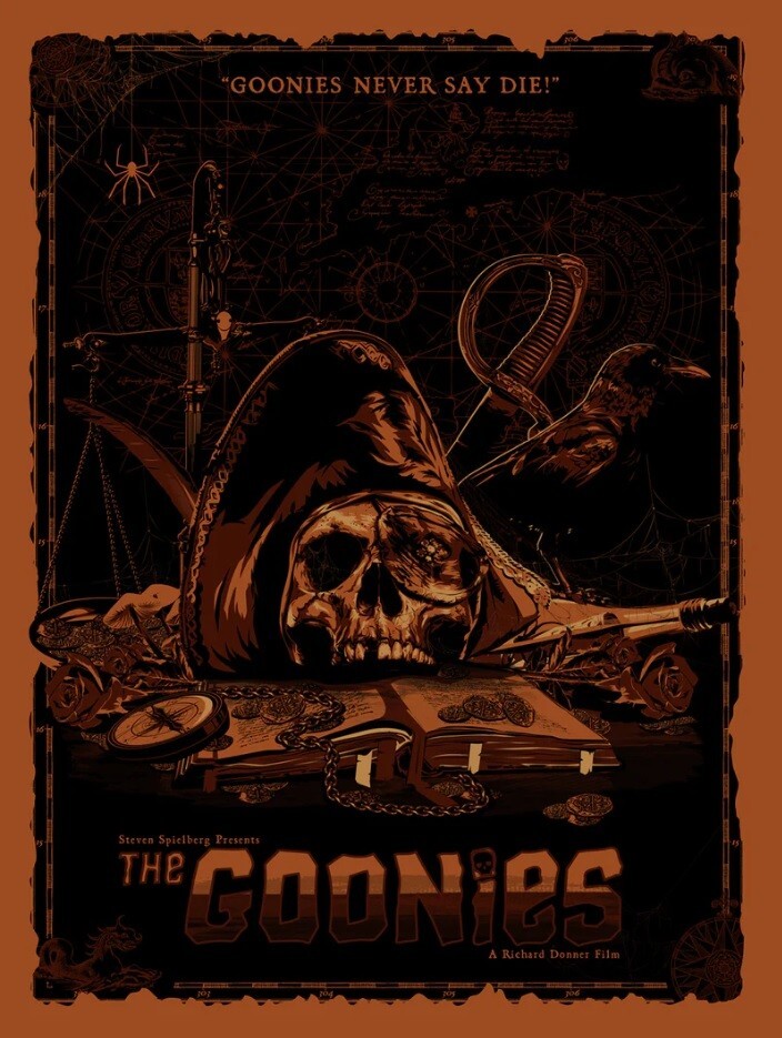 Goonies Skull Poster