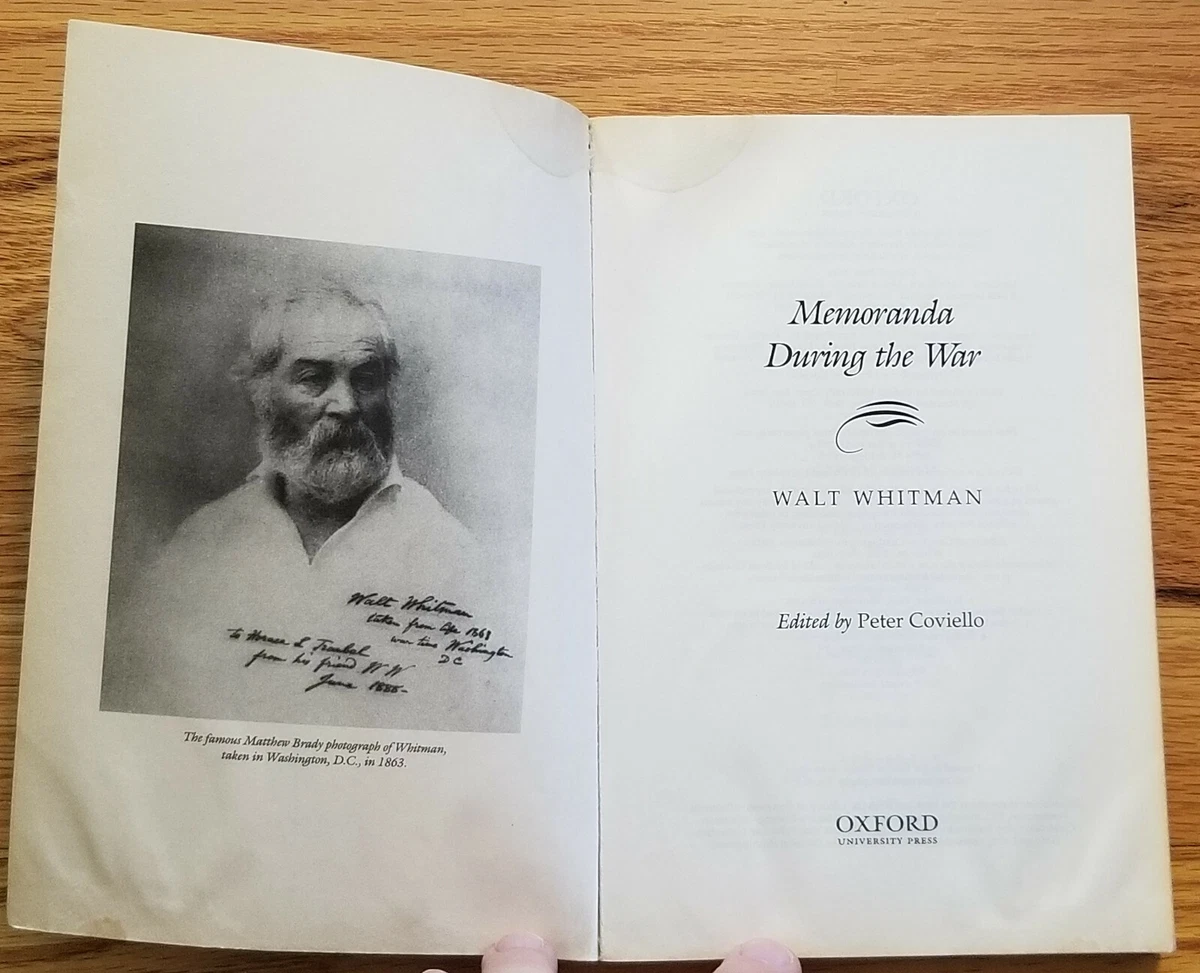 Memoranda During The War
