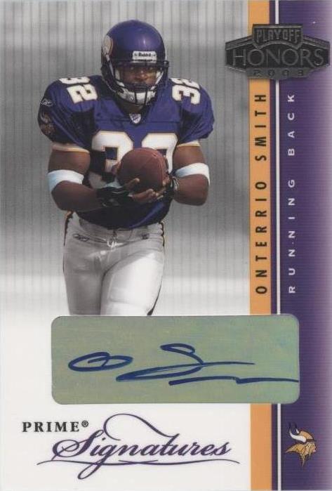 2003 Playoff Honors Onterrio Smith #PS48 for sale | eBay