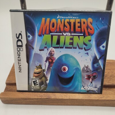 Brand New Sealed Monsters vs Aliens Nintendo DS NDS Video Game ...