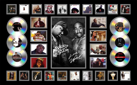 Tupac 2Pac The Notorious Big Signed Photo LE Signed Framed Memorabilia ...