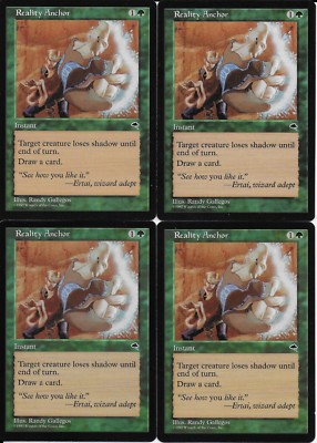 MTG: REALITY ANCHOR Tempest COMMON; played, Excellent condition x4 | eBay