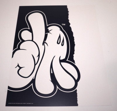 OG Slick LA Hands - Blue & Red Double Sided Poster Print 2019 | eBay