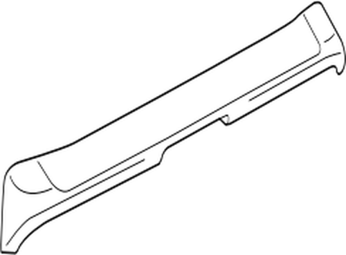 76871-0C902 Toyota Cover, rear spoiler 768710C902, New Genuine OEM Part ...