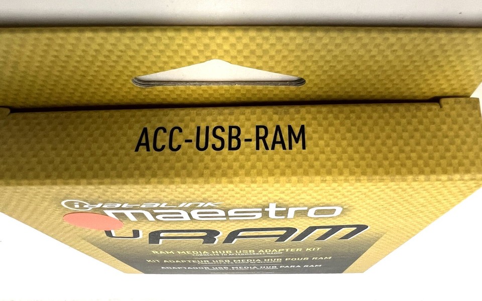 iDataLink Maestro ACC-USB-RAM USB Adapter Cable for select Dodge RAM ...