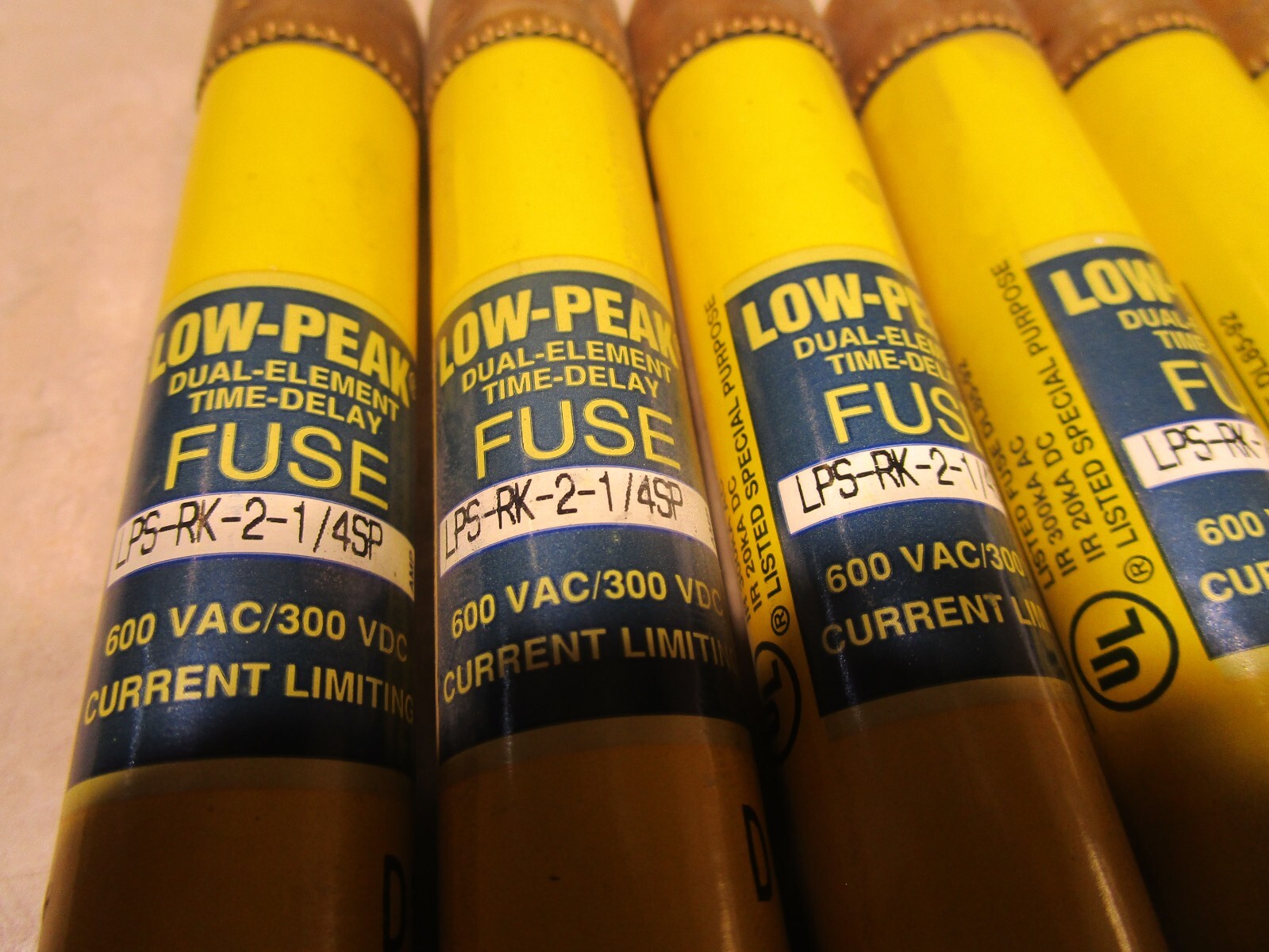 LOT OF 6 BUSSMANN LPS-RK-2-1/4SP, 2-1/4, 600VAC, CLASS RK1, T0163 | eBay