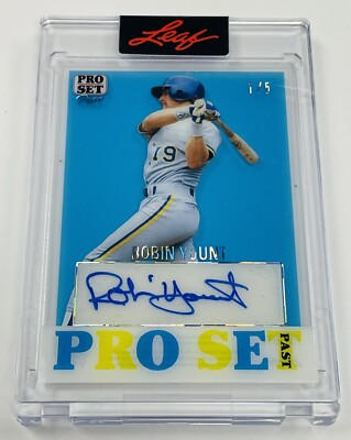 Robin Yount 2022 Leaf Pro Set Pure Autograph #1/5 | eBay