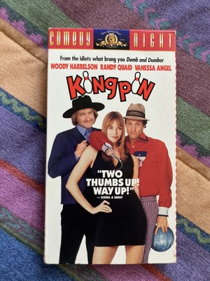 Kingpin (1996) VHS MGM Comedy Night Farrelly Bros Woody Harrelson Randy ...