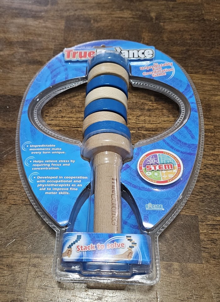 True Balance Handheld Wooden Toy by Excite "STEM" Coordination New ...