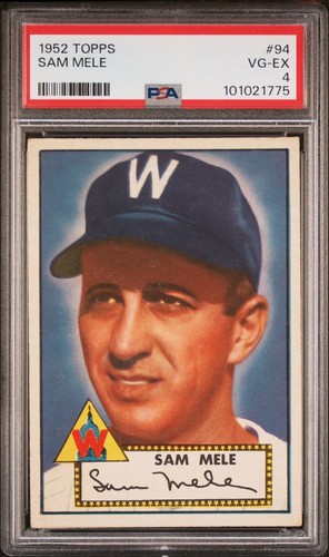 1952 Topps - Sam Mele #94 PSA 4 | eBay