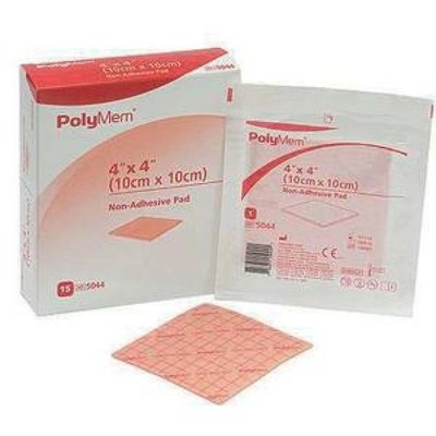 Ferris PolyMem NonAdhesive No Border Foam Dressing Polyurethane Pink ...