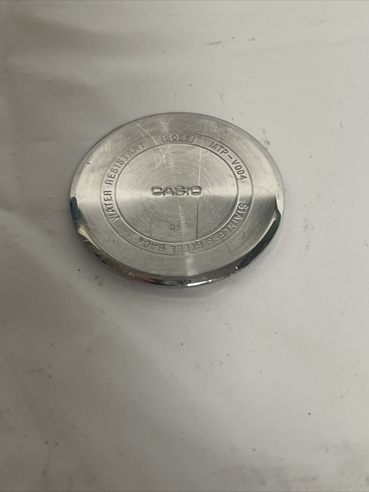 Casio Back Cover Seal Gasket ORing MTP-V004LBand Silver Free Shipping ...