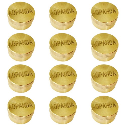12pcs Solid Brass Refill Propane Bottle Cap, Universal for All 1 Lb Gas ...