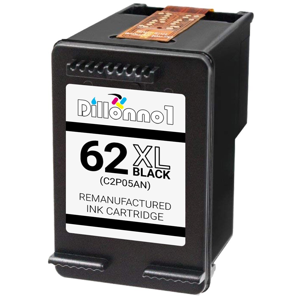 1PK for HP 62XL Black Ink for Officejet 5741 5743 5744 5746 8040 8045 ...
