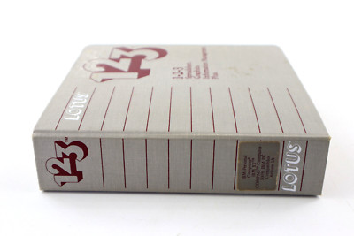 LOTUS 123 Version 1A For DOS Vintage Software With 5.25" Floppy Disks ...