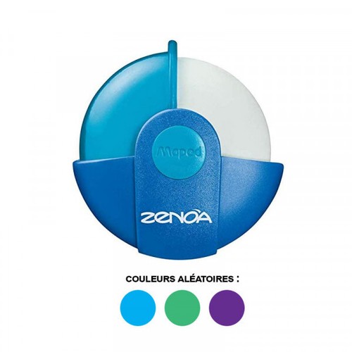 Gomme - Blanche - Ronde - Avec étui plastique - Zenoa - Maped | eBay