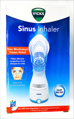 Vicks Sinus Inhaler with Variable Steam Control & Soft Mask ...