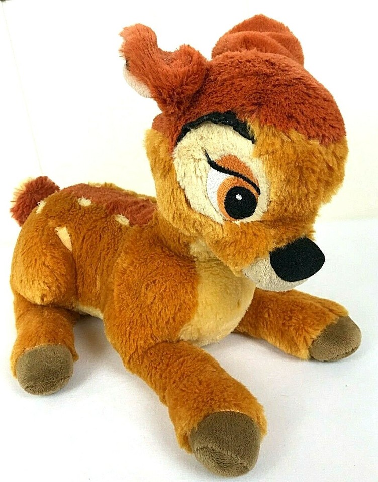 Disney Store Bambi Movie Character Deer Plush Stuffed Animal 13" Orange ...