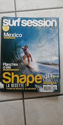 revue-SURF SESSION MAGAZINE-Shape Mimizan-n°275-06/2010-frais port ...