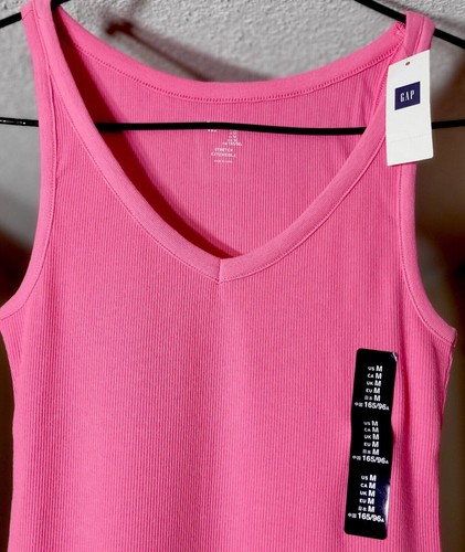 MEDIUM GAP Womens Athletic Modern Tank Top Yoga Workout Shirt Stretch Extensible | eBay