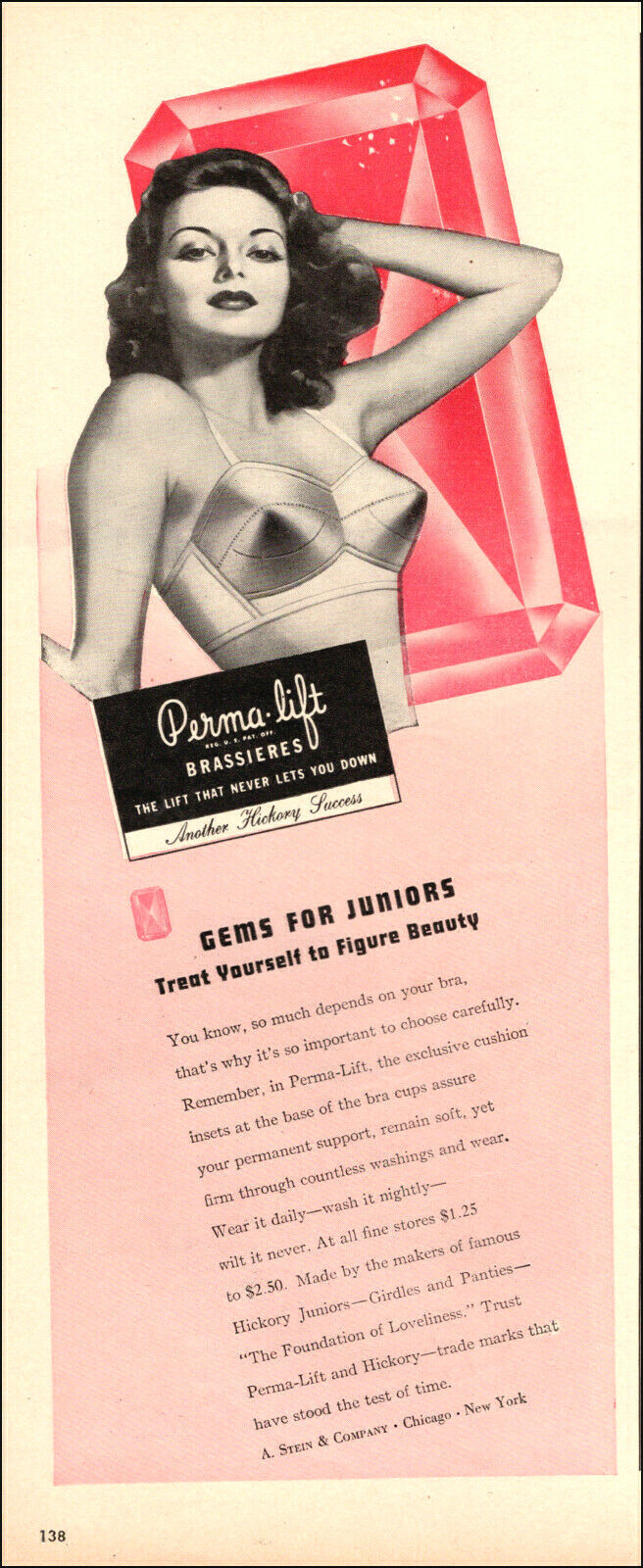 Junior Bra Ads Vintage