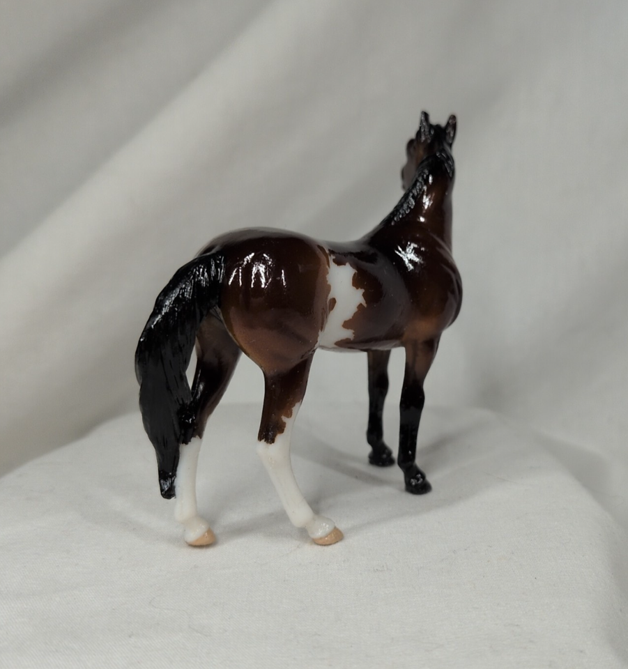 Breyer Stablemates CM Custom Etched Glossy Standing Stock Horse | eBay