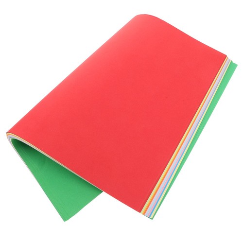 100 Sheets Buntpapier Zum Basteln Tonpapier Skizzenpapier Schreibpapier ...