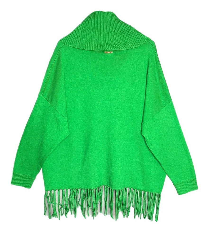 Michael Kors Cowl Neck Fringe Sweater Rabbit Hair Blend Women’s Size 3X ...