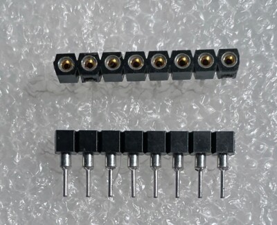 Augat 510-AG910-08 8 Pin Machined Pin SIP Socket - NOS | eBay