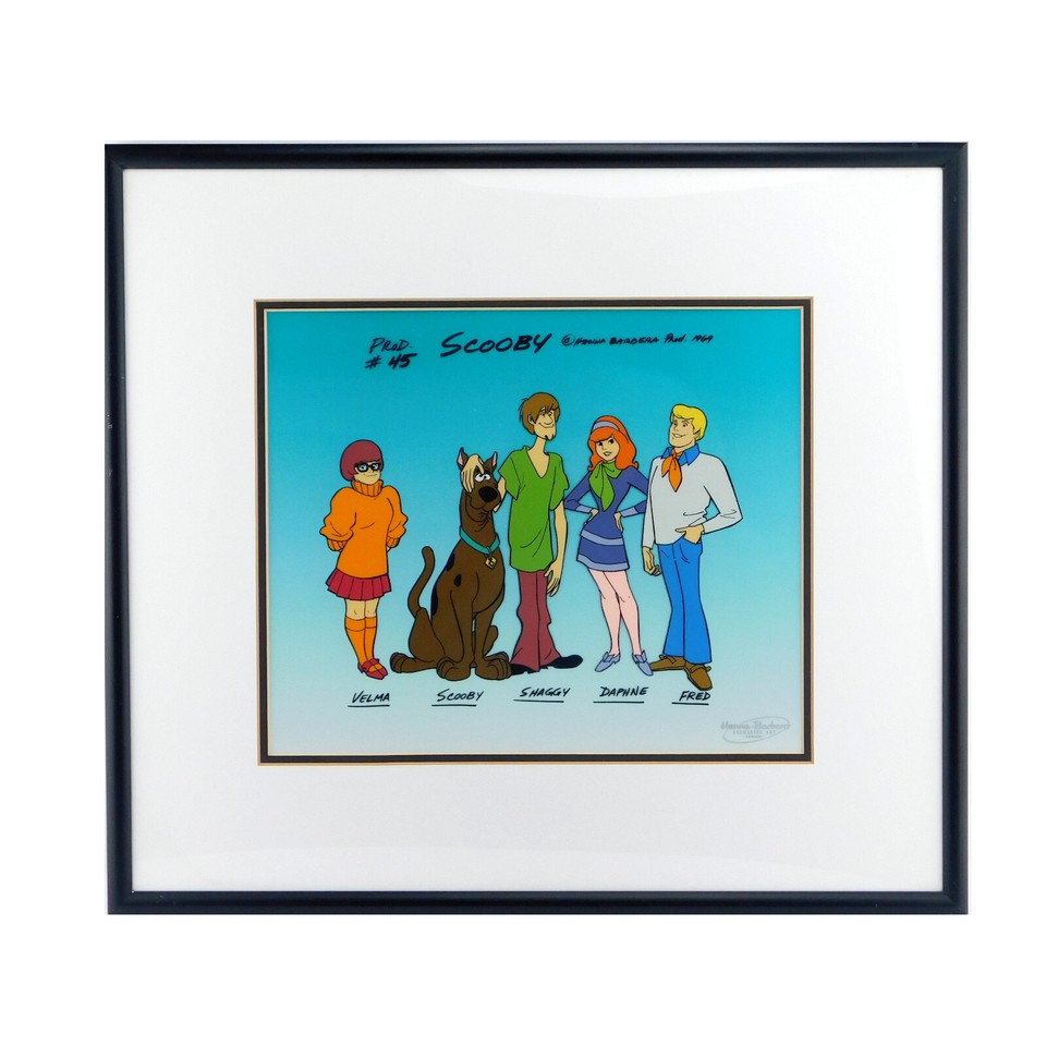 Scooby Doo Gang Line Up Sericel Limited Edition Cel Art | eBay