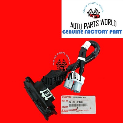 NEW GENUINE OEM TOYOTA 07-13 TUNDRA 7 PIN 4 PIN TOWING WIRE HARNESS ...