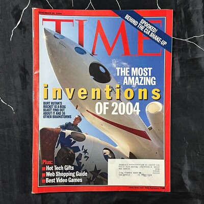 Time Magazine November 29 2004 The Most Amazing Inventions 2004 Tech ...