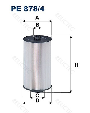Fuel Filter PE878/4 for Iveco 5801439821 5801516883 | eBay UK