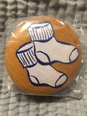 Wooden Organizational Dresser Drawer Knob 2” Round With White Socks On ...
