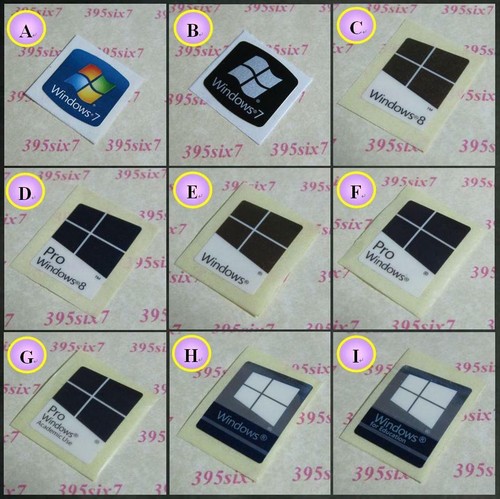 Laptop Notebook Desktop PC - Operation System Sticker - OS Sticker | eBay