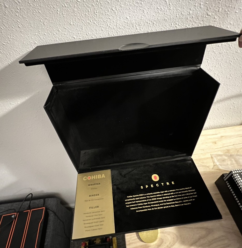 Cohiba Spectre 2023 Cigar Box w/ Display Case. Powered Cigar Box ...