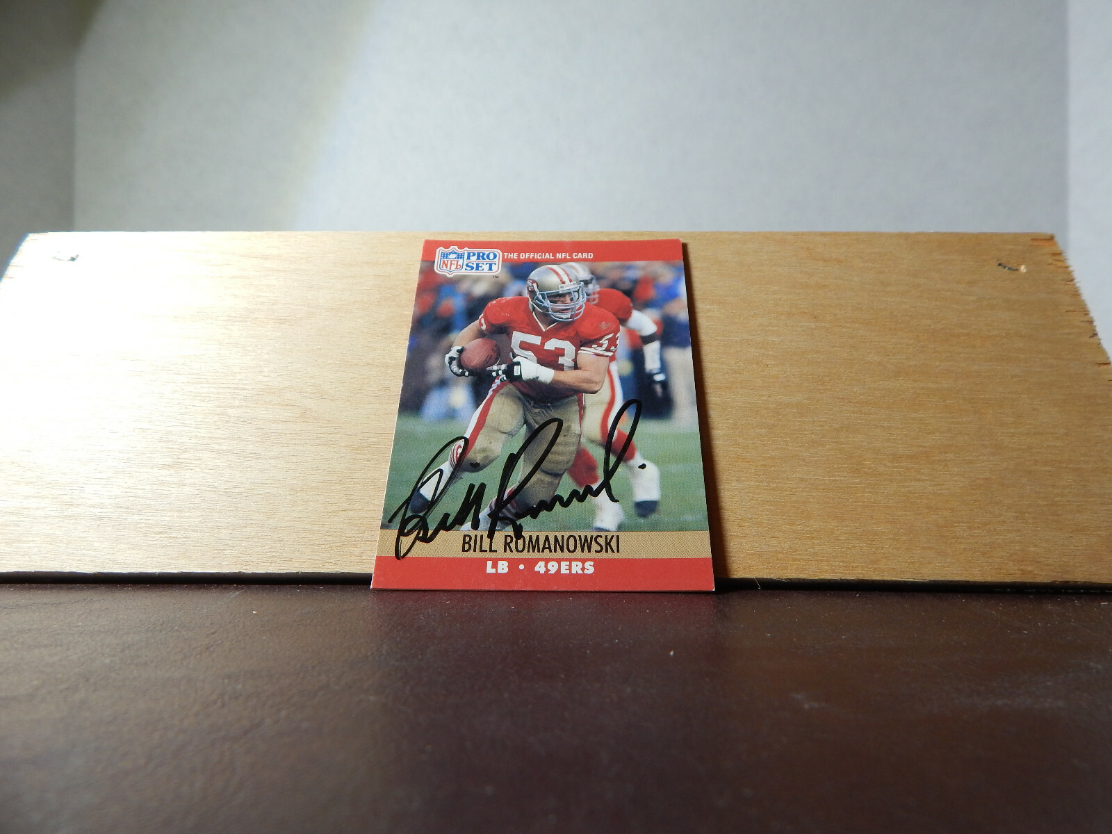 1990 pro set Bill Romanowski RC #642 autographed | eBay