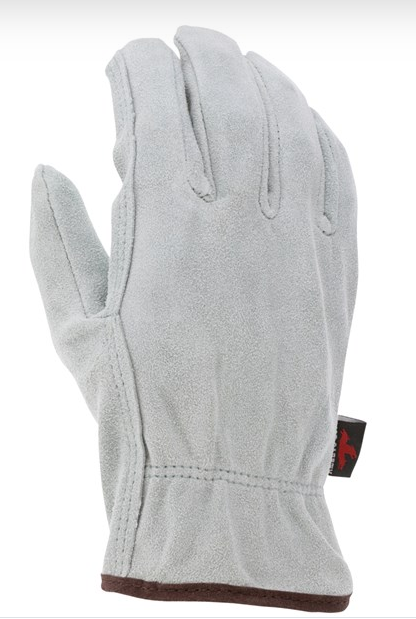 12 Durable Leather Cowhide Drivers Protective Construction Roping Work ...