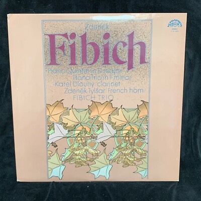 FIBICH Piano Quintet & Piano Trio - FIBICH TRIO - SUPRAPHON ST LP 1975 ...