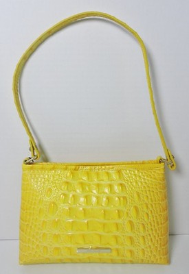 Brahmin Lorelei Buttercup Yellow Melbourne Leather Small Shoulder Hand ...