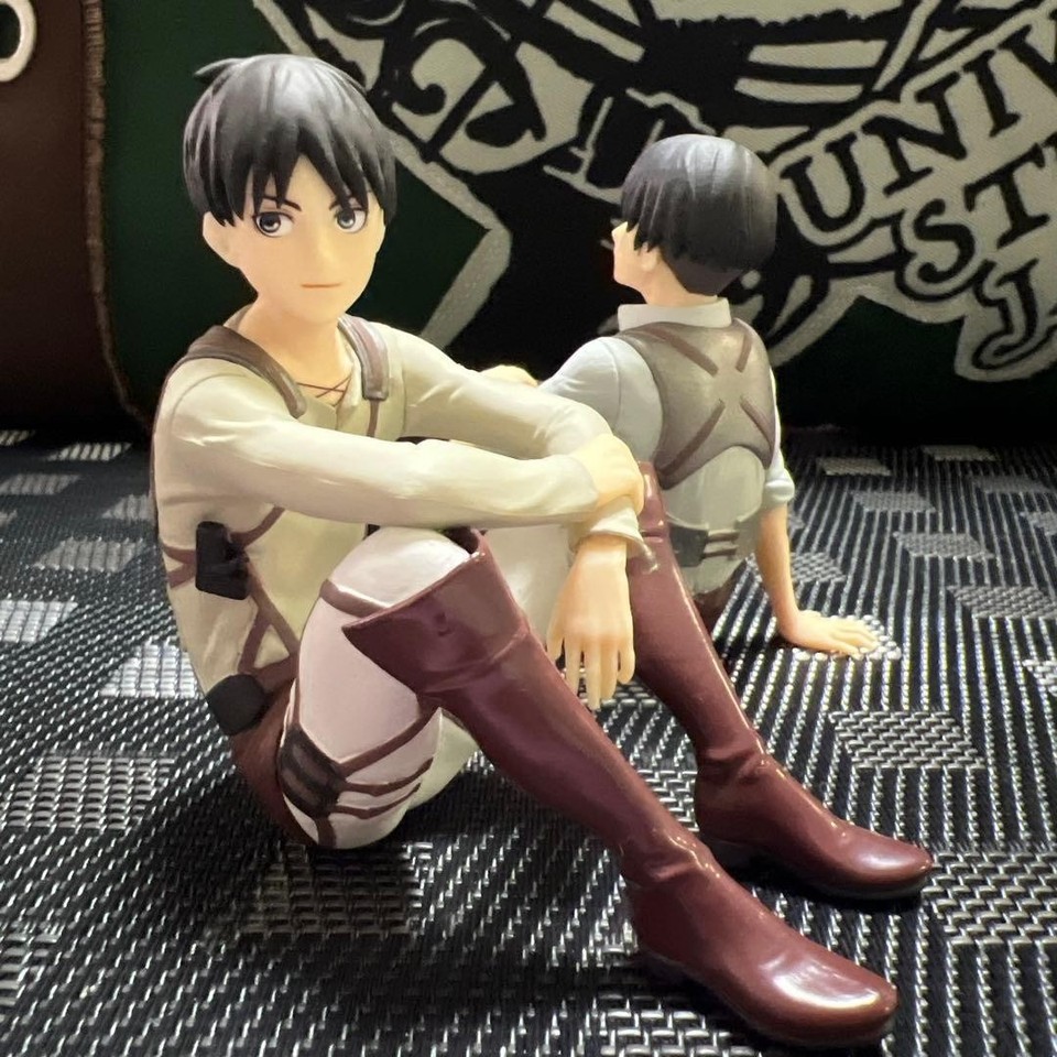 Attack on Titan Ichiban Kuji Survive! Survey Corps Figure Eren Levi | eBay