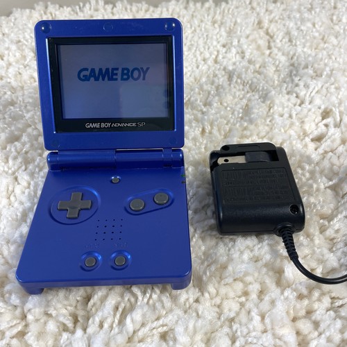 Nintendo Gameboy Advance GBA SP Cobalt Blue Handheld Console System AGS ...