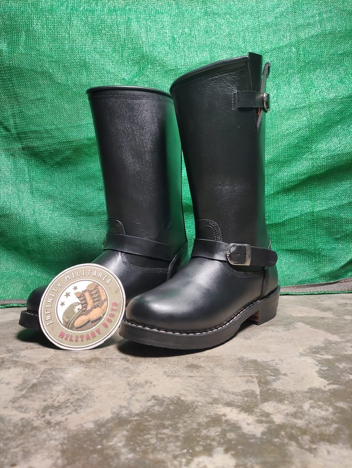 Handmade Men Engineer Boot Motorcycle Boot Round Toe Boot,Horse Riding ...