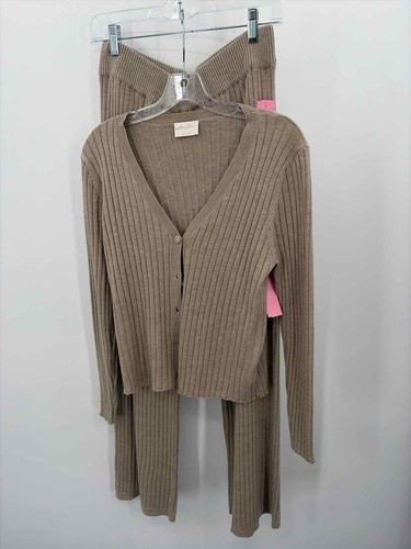 Pre-Owned Allie Rose Tan Size Large Knit Pant Set | eBay