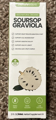 ORGANIC Graviola Soursop Leaf Extract liquid Drops Powerful Immune ...