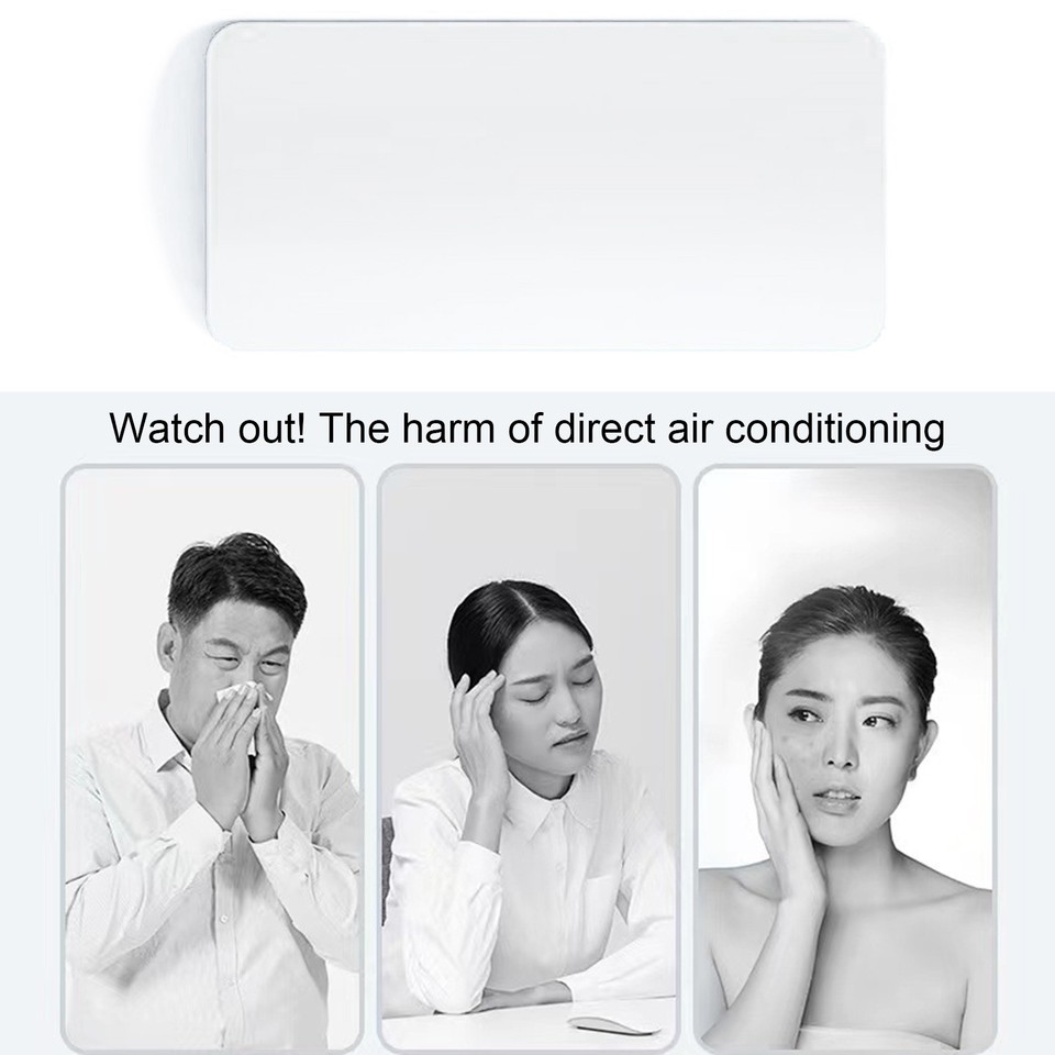 Wind Deflector AC Deflector Wall Unit Adjustable Design PVC Wall AC ...